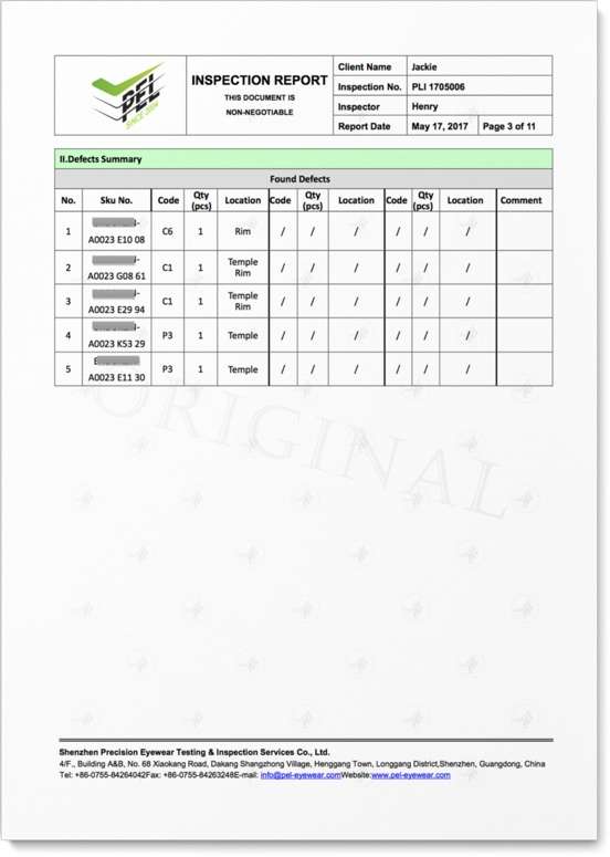 Case Study - Using Eyewear QC to Effectively Reduce Defects